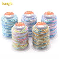 China 30g 15ply Spun Polyester Thread for High Tenacity Rainbow Weaving Crafts from Supply for sale