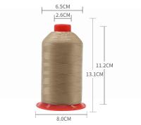 China 210d/3 High Tenacity Polyester Thread for Sewing Machine Multicolor Top Sewing Thread for sale