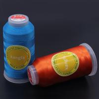 China 100% Polyester Kangfa Sale Color Silk Sewing Embroidery Thread 120D/2 MERCERIZED for sale
