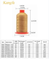 China V138 Tex 135 420D/3 138 Sewing Thread for Leather 100% Nylon 240 colors/ custom made for sale