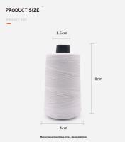 China Pattern Raw White 20/3 Cotton Thread Glazed for Kite Flying Thread 500g/Cone for sale