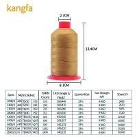 China Excellent Non-Loosing 207 T210 Bonded Nylon Sewing Thread for Outdoor and Leather White for sale