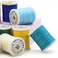 China Polyester/ Waxed Kangfa 150d Sewing Thread 0.8mm 50 Meters Customized for Hand Sewing for sale