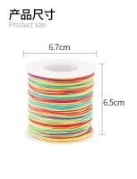 China Rainbow Jade Nylon Thread for Leather Products Making Craft Rat Tail Jewelry Thread for sale