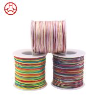 China Rainbow Jade Nylon Thread for Leather Products Making Craft Rat Tail Jewelry Thread for sale