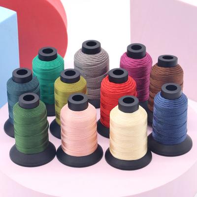 China High Tenacity 100% Polyester Sewing Thread Beading Thread Dyed Pattern Free Sample for sale