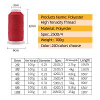 China 100% Nylon Thread For High Tenacity Polyester Shoes 100g Net Weight Cone for sale
