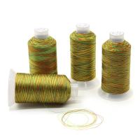 China T45 Customized Multicolor 150D/3 250g High Tenacity Polyester Bonded Thread UV Protect for sale