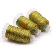 China T45 Customized Multicolor 150D/3 250g High Tenacity Polyester Bonded Thread UV Protect for sale