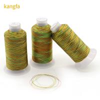 China T45 Customized Multicolor 150D/3 250g High Tenacity Polyester Bonded Thread UV Protect for sale