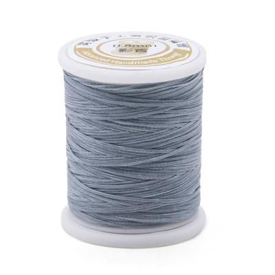 China Hand Sewing 0.8mm Flat Waxed Thread Made of 100% Polyester for Leather Projects for sale