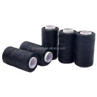 China 150D 1mm Yarn Count Polyester Waxed Thread Cord for DIY Crafts and Sewing Supplies for sale