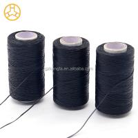 China 1mm Waxed Thread Cord for Leather Crafting and Knitting Essentials 150D Yarn Count for sale