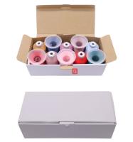 China Multi Color Sewing Threads Polyester Rainbow Thread for Weaving Crafts 100% Polyester for sale