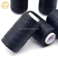 China 1mm Waxed Thread Cord for Leather Crafting and Knitting Essentials 150D Yarn Count for sale
