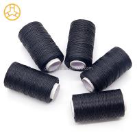 China 1mm Waxed Thread Cord for Leather Crafting and Knitting Essentials 150D Yarn Count for sale