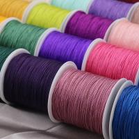 China Singal or Rainbow Color 0.8mm Nylon Cord for DIY Jewelry Accessories Directly Supply for sale