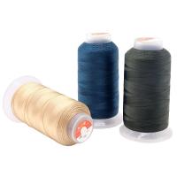 China Strength 10% Polyester Sewing Machine Thread for Leather Upholstery in Dyed Pattern for sale