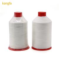 China 3000m White Polyester/Nylon Cone Nylbond Tkt-40 Strong Bonded Thread for Upholstery for sale