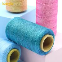 China 100g Texturized Leather Sewing Waxed Thread for Hand Stitching Craft 0.4mm 500m for sale