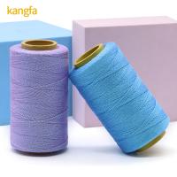 China 100g Texturized Leather Sewing Waxed Thread for Hand Stitching Craft 0.4mm 500m for sale