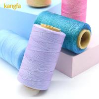 China 100g Texturized Leather Sewing Waxed Thread for Hand Stitching Craft 0.4mm 500m for sale