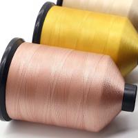 China High Tenacity 6000m Cone Cream Nylbond Tkt-40 Strong Bonded Thread for Upholstery Trade for sale