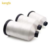 China Cone material Plastic 210d/3 White Polyester Sewing Thread For Quilting Machine for sale