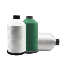 China Cone material Plastic 210d/3 White Polyester Sewing Thread For Quilting Machine for sale