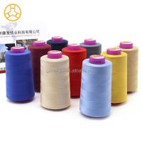 China Low Moq 40/2 5000yds Polyester Sewing Thread For Machine Sewing With 100% Polyester for sale
