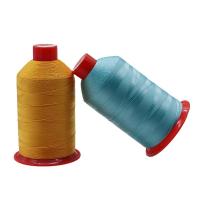 China High Tenacity 275g Polyester Bonded Thread for Leather Stitching Yarn Count 840D/3 for sale
