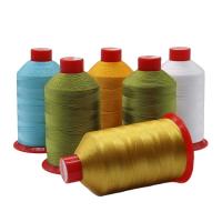 China High Tenacity 275g Polyester Bonded Thread for Leather Stitching Yarn Count 840D/3 for sale