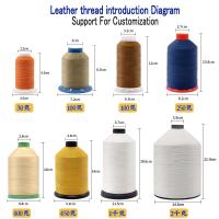 China Chemical Resistance High Tenacity Bonded Polyester Thread for Others Tex 45 Tex 70 Tex 90 for sale