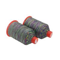 China Customized Multicolor 150D/3 Tex45 Pattern Nylon Bonded Thread 250g High Tenacity for sale