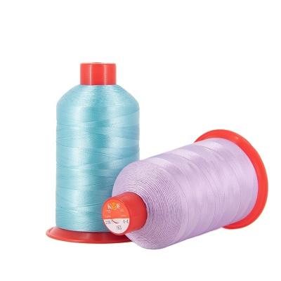 China Tex70 Medium Heavy Duty Bonded Nylon Thread for Sewing Leathers Shoes Upholstery for sale