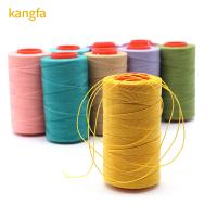 China Green Polyester Sewing Thread Hand-sewn Leather Waxed Thread 0.5mm OEM ODM Approved for sale