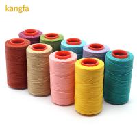 China Green Polyester Sewing Thread Hand-sewn Leather Waxed Thread 0.5mm OEM ODM Approved for sale