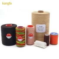 China Leather Sewing Waxed Thread Practical 0.8mm Spun Yarn Type for Sofa Crafting Projects for sale