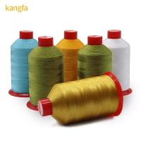 China 275g/cone TEX135 Bonded Nylon Heavy Duty Sewing Thread Perfect for Knitting Projects for sale