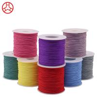 China Singal Color Nylon Knot Braided String Bracelet Cord for Beading and Accessories for sale
