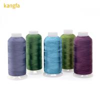 China 130G 5000Y Silk 120D/2 100% Viscose Rayon Embroidery Thread for Clothing Embroidery for sale