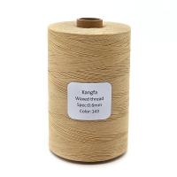 China 1kg Waxed Cord Sewing Thread 240 Colors for Leather 0.6mm 0.8mm 210dD Pattern Dyed for sale