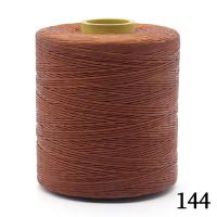 China OEM ODM Accepted Flat Braided Sewing Yarn 680m Length 0.8mm Braided Wax Thread for Leather for sale