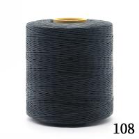 China OEM ODM Accepted Flat Braided Sewing Yarn 680m Length 0.8mm Braided Wax Thread for Leather for sale