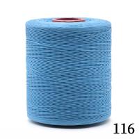 China OEM ODM Accepted Flat Braided Sewing Yarn 680m Length 0.8mm Braided Wax Thread for Leather for sale