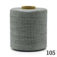 China OEM ODM Accepted Flat Braided Sewing Yarn 680m Length 0.8mm Braided Wax Thread for Leather for sale