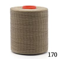 China 0.8mm Flat Waxed Thread High Tenacity for Leather Sewing and Upholstery Projects for sale