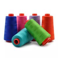 China 1100 Colors 100% Spun Polyester Yarn Sewing Thread With High Temperature Resistance for sale