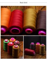 China 1100 Colors 100% Spun Polyester Yarn Sewing Thread With High Temperature Resistance for sale