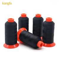 China 1.0mm Spun Yarn High Tenacity Continuous Filament Leather Sewing Polyester Bonded Sewing Thread Boho for sale